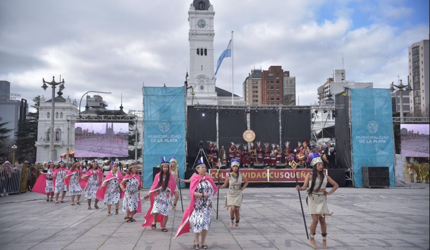 La celebración del Inti Raymi llenó de color y tradición Inca el centro ...